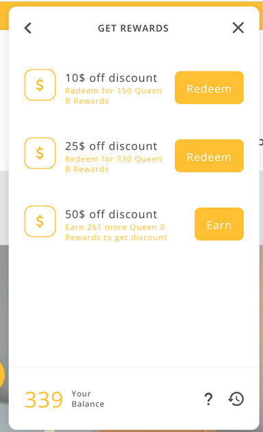 How to Redeem Your Queen B Rewards Points for Discount Vouchers