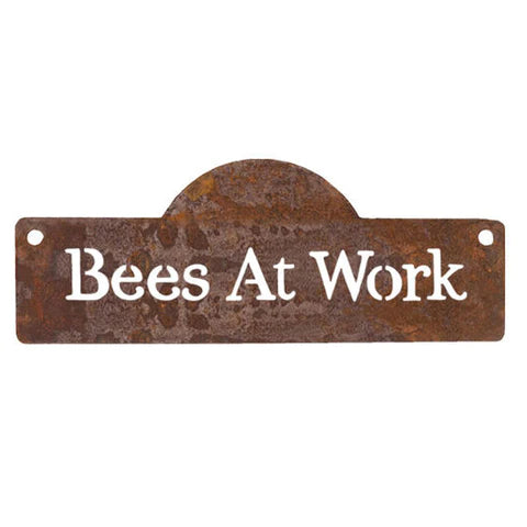 Rusted Garden Sign – Queen B