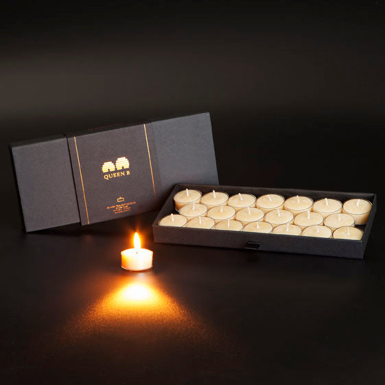 Black Label - 4-5 hour Tealight Candles (in clear cups) | Beeswax ...