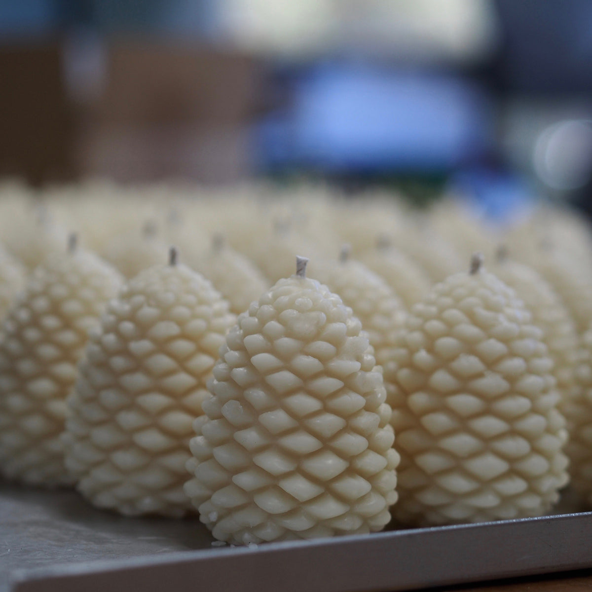 Large Pine Cone | Beeswax Candles - Queen B